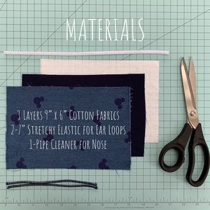 Disney | Accessories | Face Mask Disney Dumbo Custom Made Pleated ...